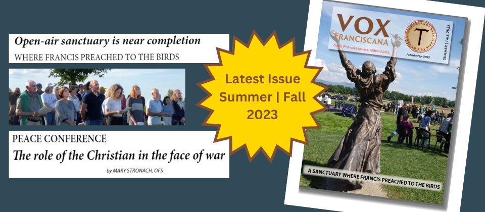 Vox Cover Fall 2023 – Secular Franciscan Order – USA